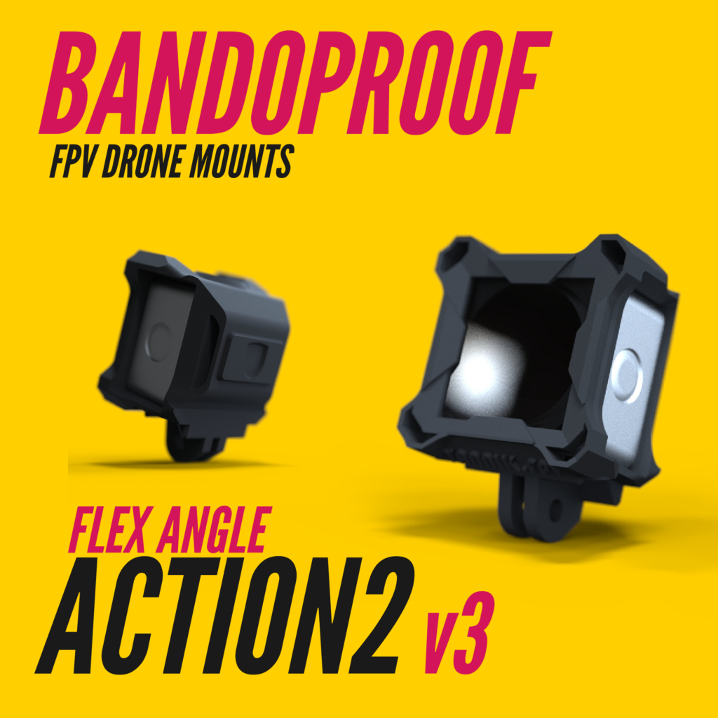 BANDOPROOF 2 FLEX ANGLE CAM MOUNT DJI ACTION 2 - The FPV Project